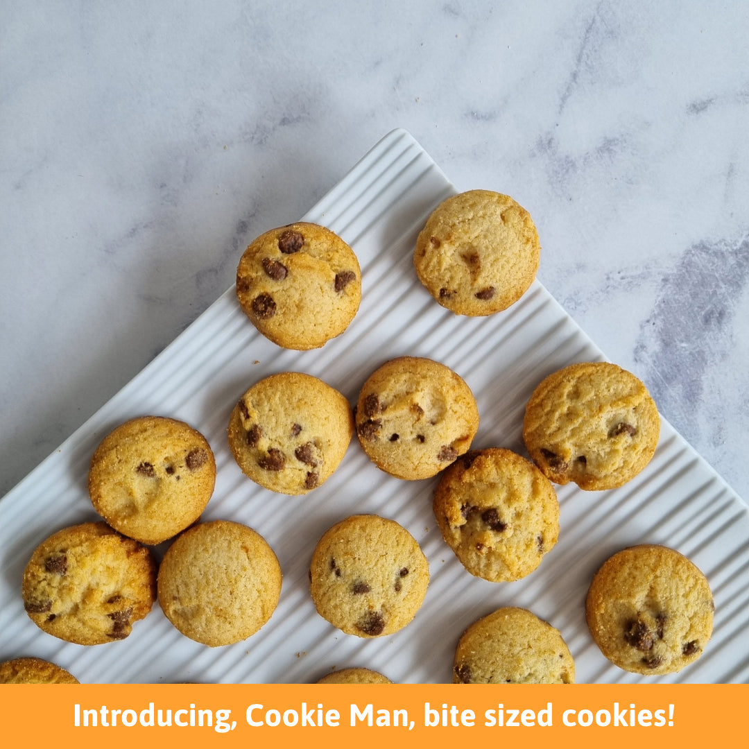 Introducing, Cookie Man, bite sized cookies! 🍪 – Satisfine Foods