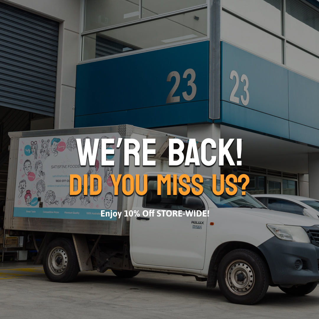 WE'RE BACK! 🎉 – Satisfine Foods