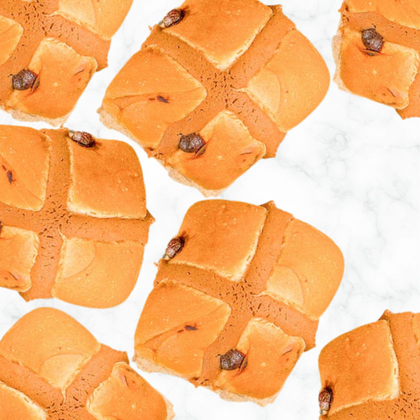 Thompson's Pies - Choc Chip Hot Cross Buns 90g x 6 – Satisfine Foods