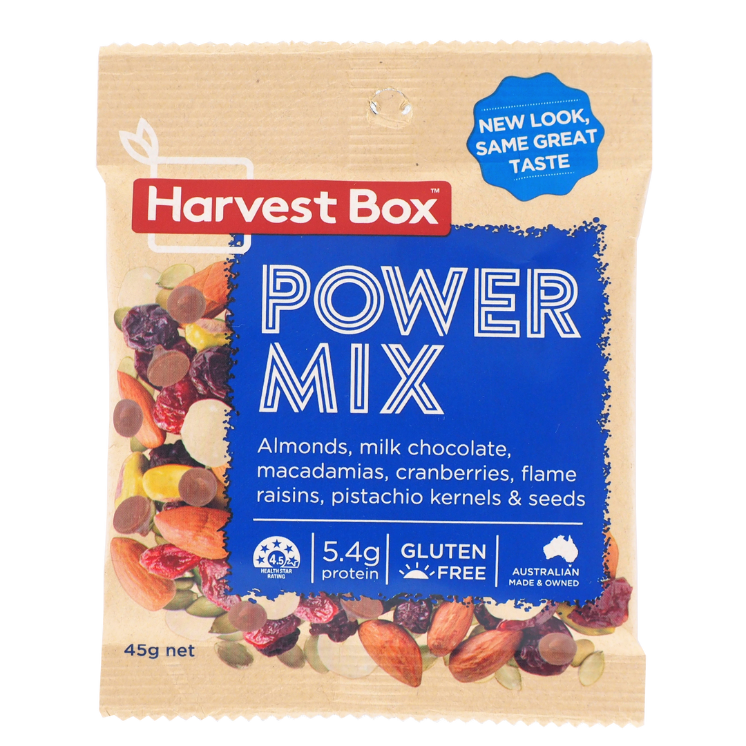 Harvest Box - Power Mix 45g x 10 – Satisfine Foods